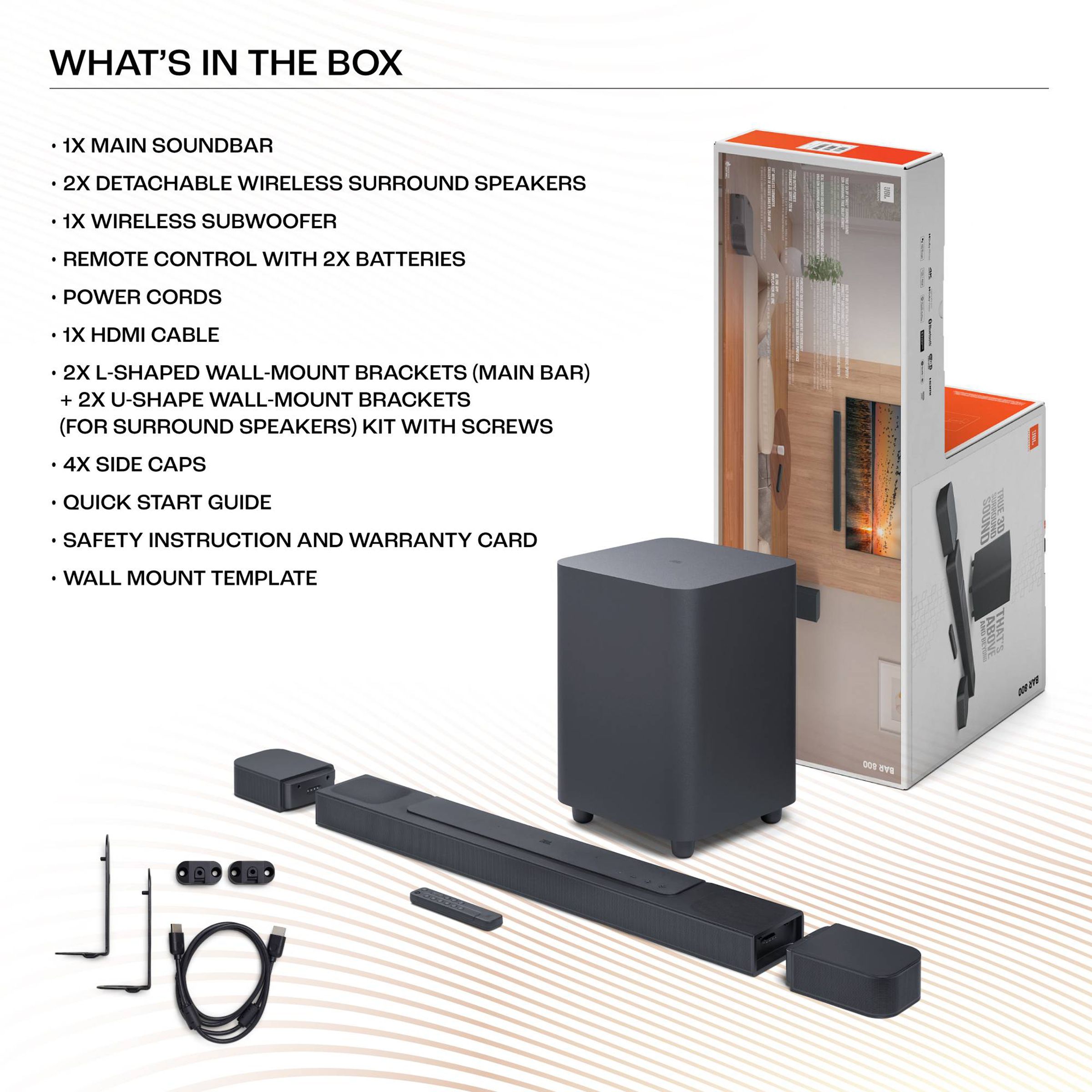 Buy JBL Bar 800 Pro 720W Bluetooth Soundbar with Remote (Dolby Atmos, 7 ...